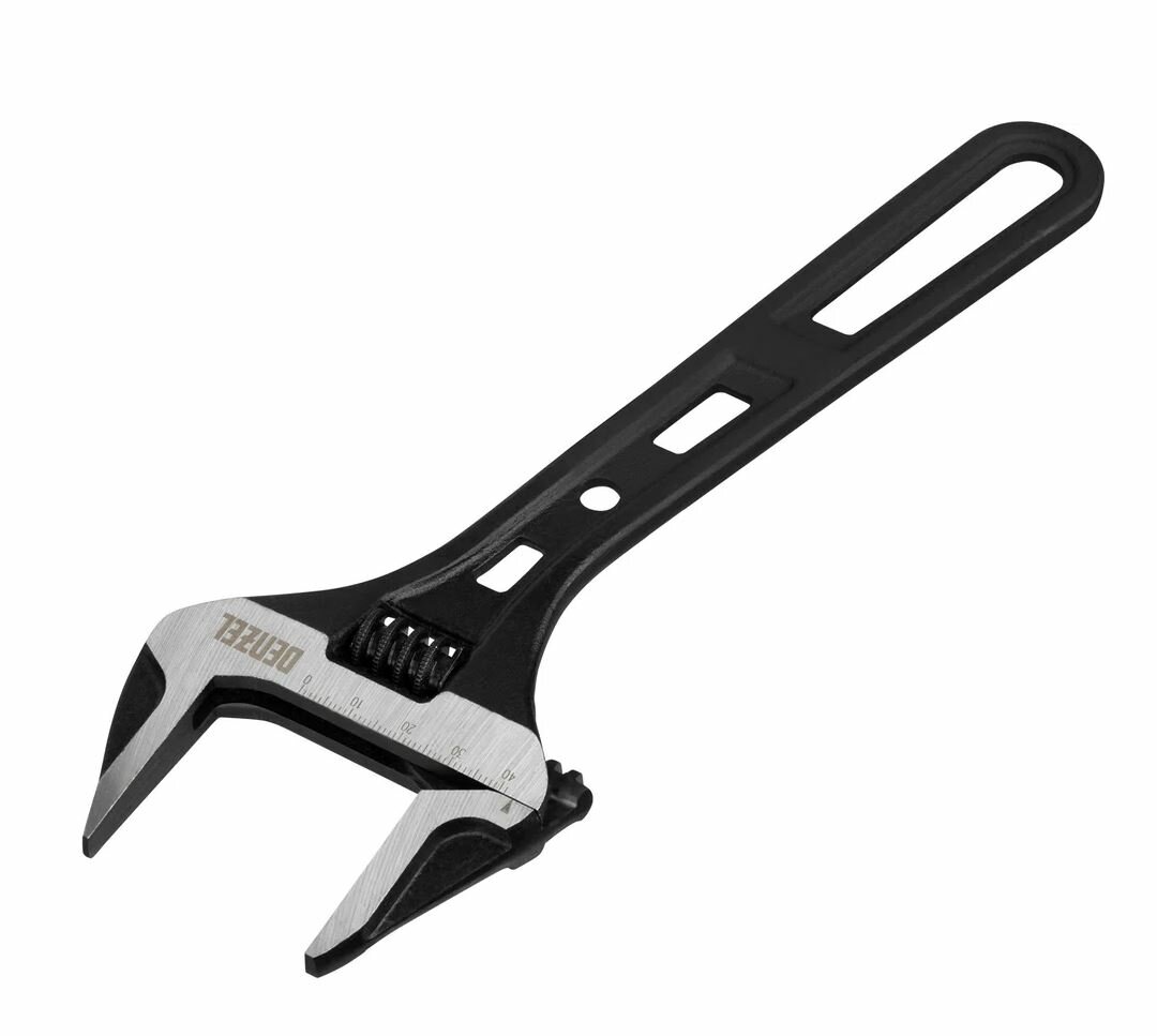 Ключ Denzel разводной, 250 мм, crv, кованый, арт. 15749