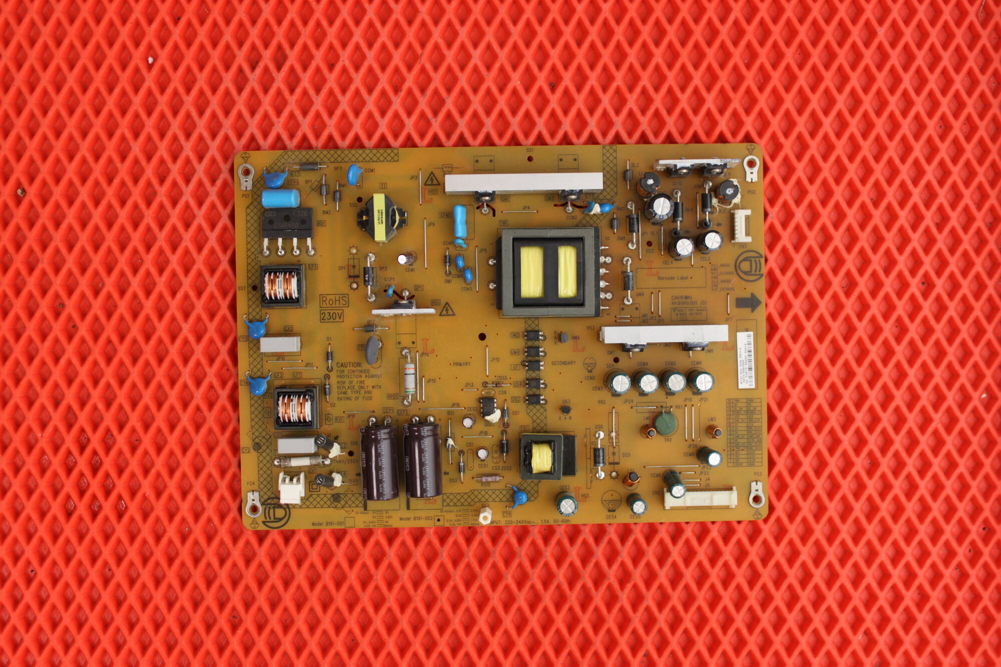 Блок питания (PSU) B191-002 для телевизора TOSHIBA 50L4353RK в надёжной упаковке