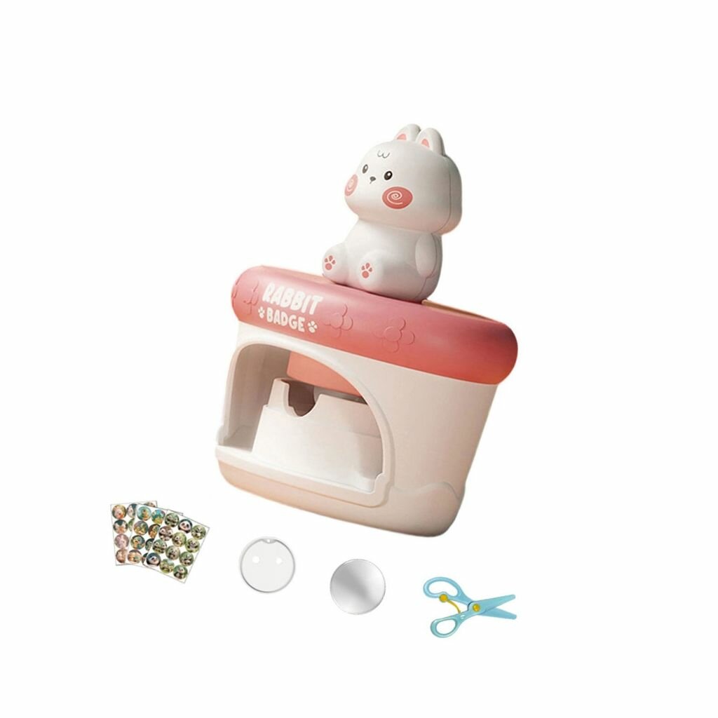 Машина для изготовления значков своими руками-Pink Rabbit Standard Edition