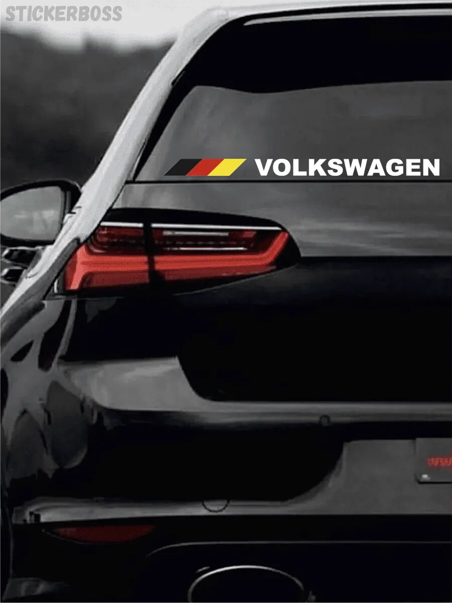 Наклейка на авто Volkswagen 40 см