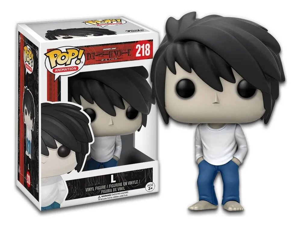 Funko Pop Игрушечный подарок Death Note L Vinyl Figure #218