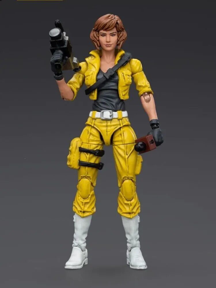 JOYTOY TMNT 1/18 Action Figures TMNT-April O'Neil Набор солдатиков из ABS пластика