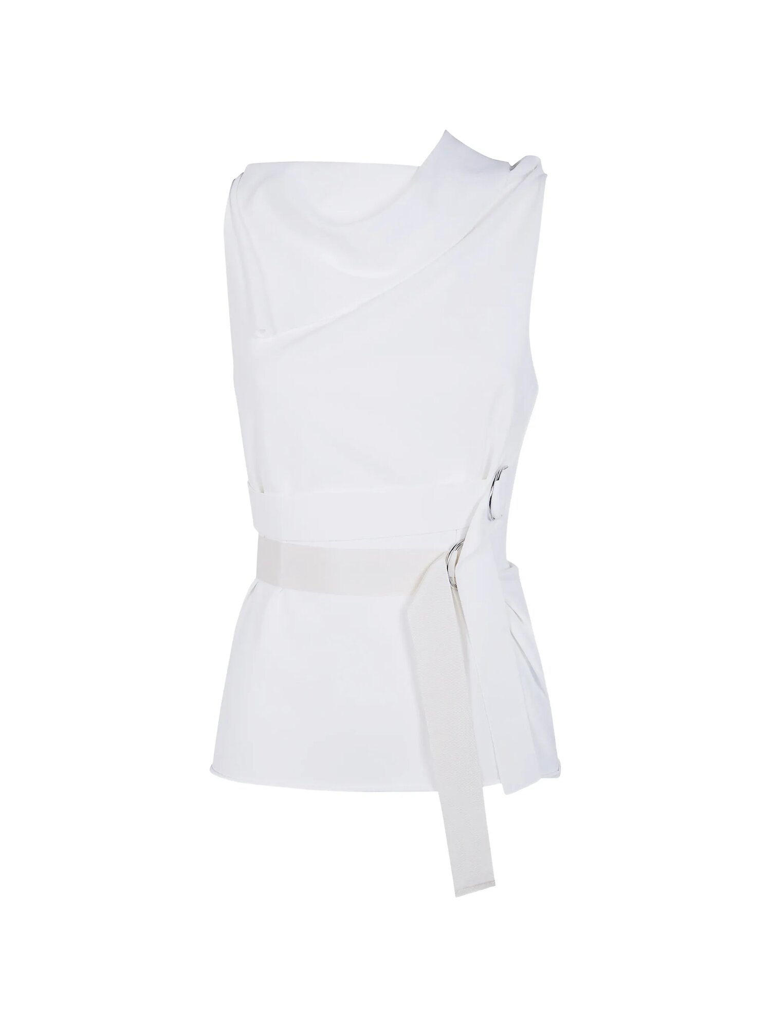 Топ Draped ring-detail top