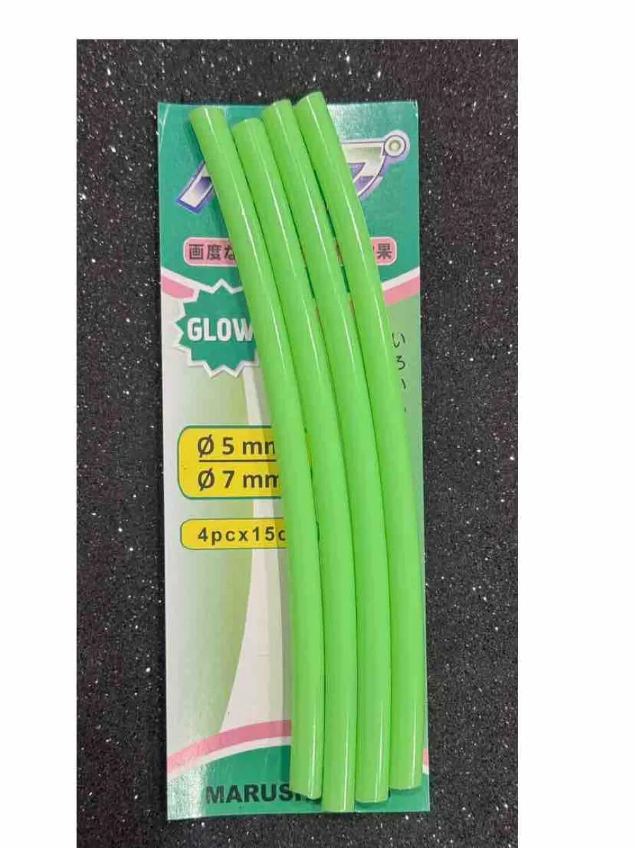 Кембрик жёсткий силиконовый 5 мм. GLOW