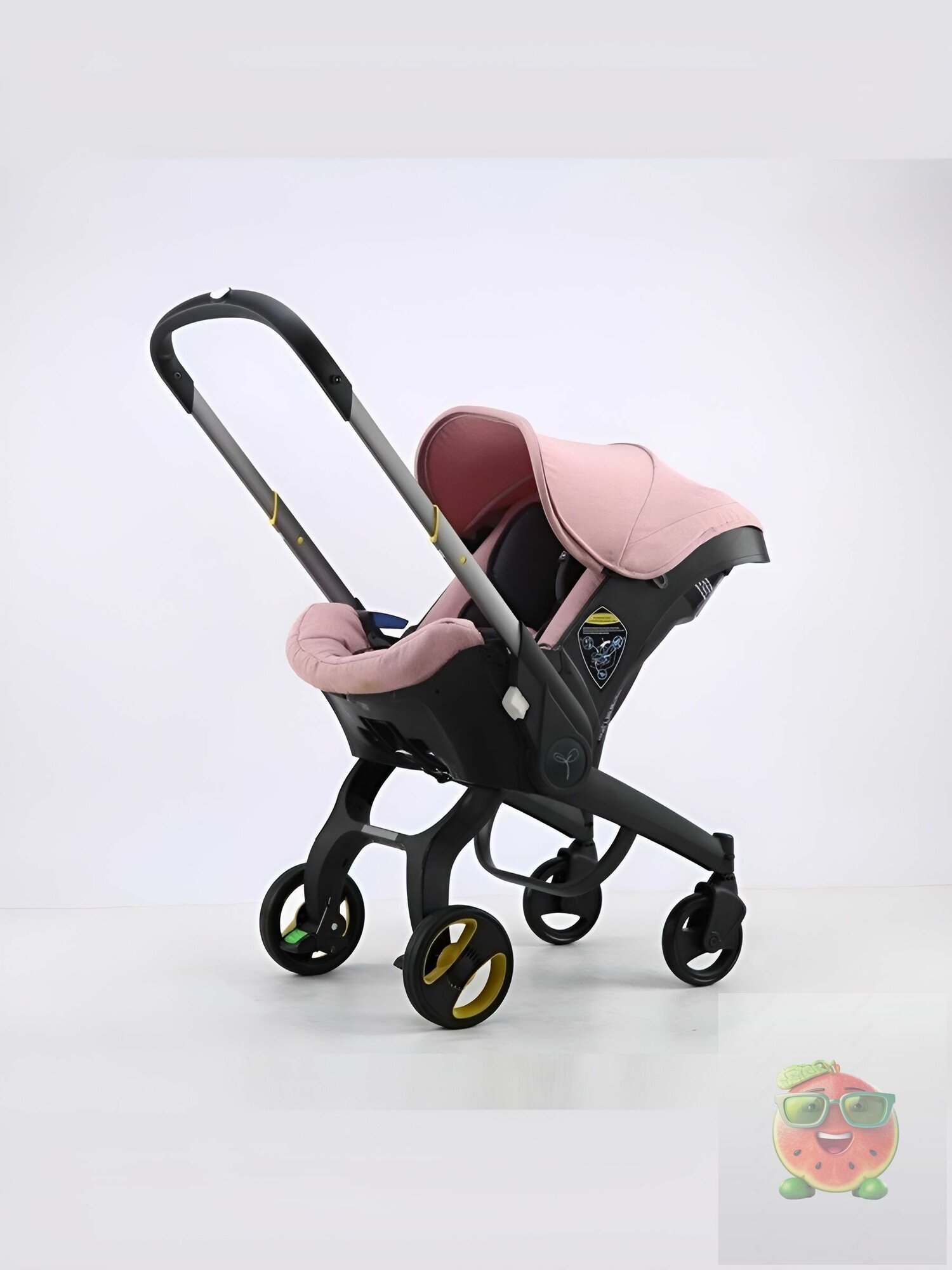 Универсальная модульная коляска 4 в 1 (автокресло-переноска)коляска для 0-24 месяцев черное