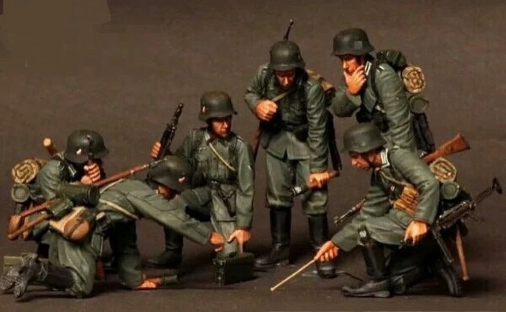CHUYUN Фигурки солдата 1/35 набор 6 шт.