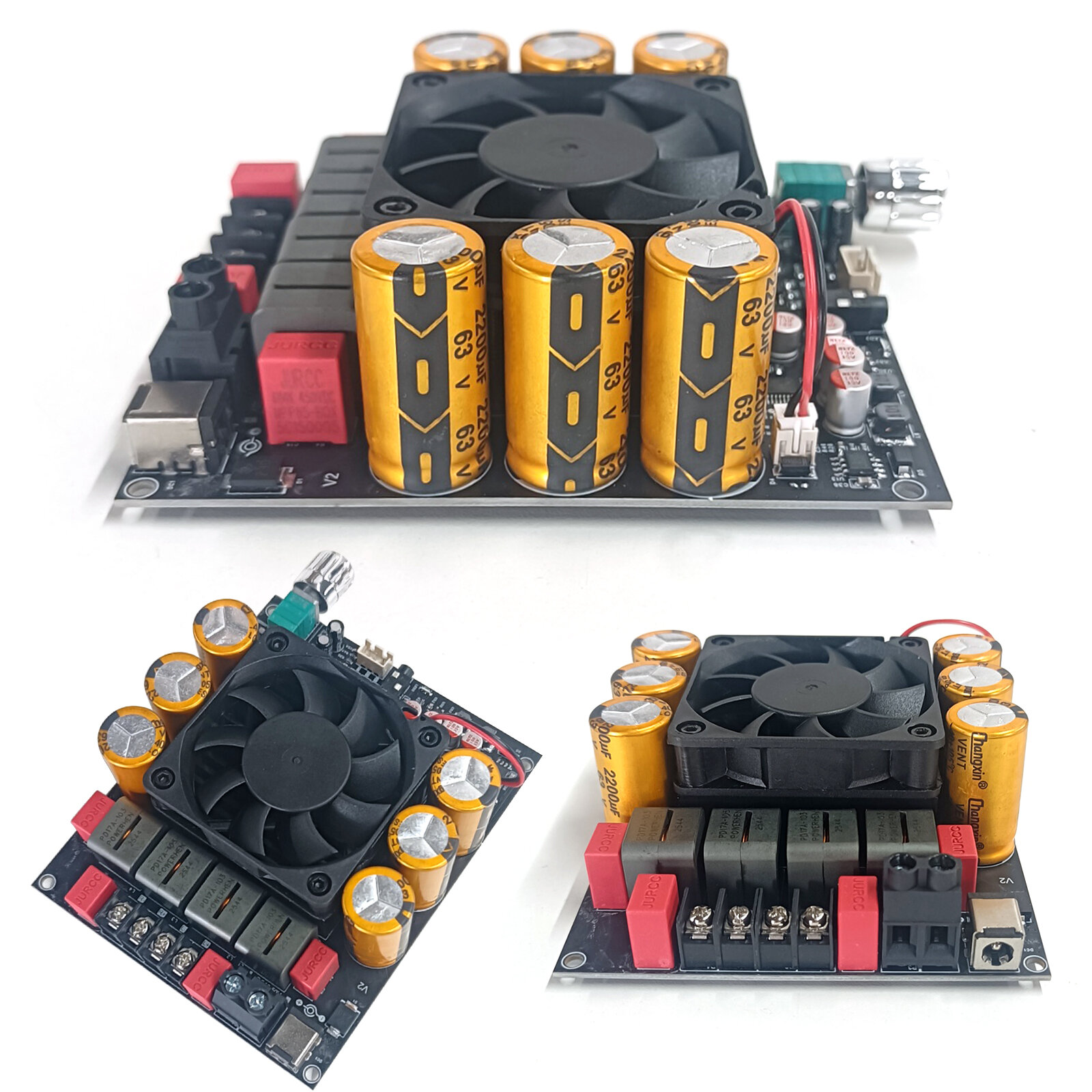 Усилитель мощности ZK-6002 на двух микросхемах TPA3255, 600 Вт + 600 Вт, 2 канала, регулировка ВЧ/НЧ