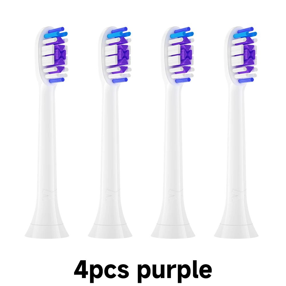 Сменные насадки для щеток, 8 шт, совместимые с насадками для электрических зубных щеток Philips Sonicare DiamondClean HX3/HX6/HX9 HX6064