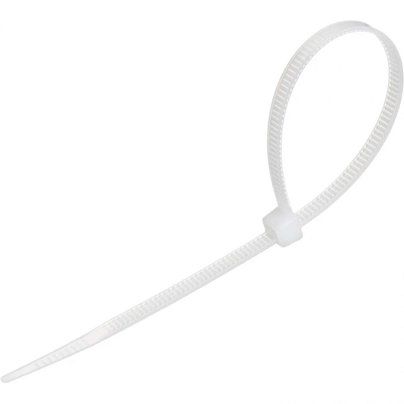 Стяжка (хомут) 200 мм x 4,5 мм, Bigtech BT-CT-200-45-W, нейлон, бел,100 шт/уп 2157526