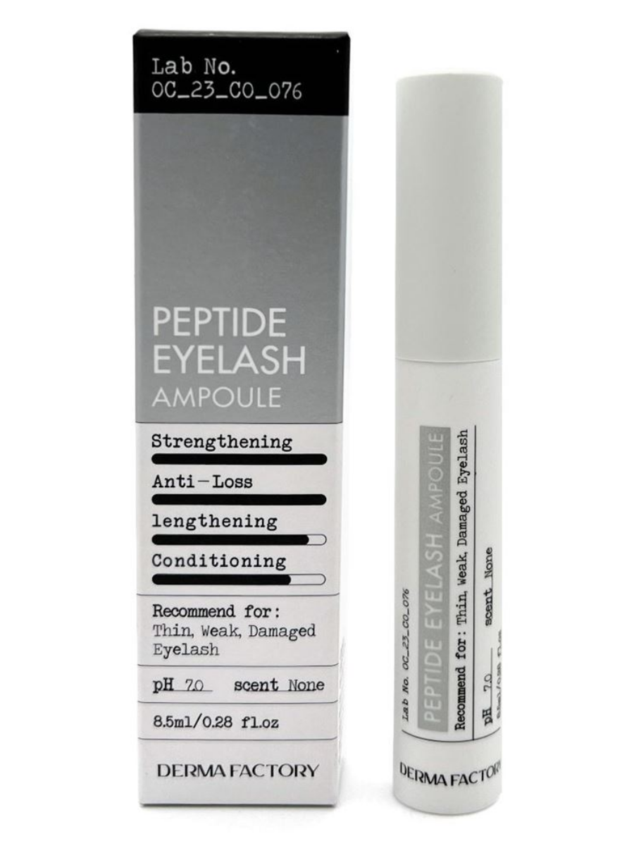 Сыворотка Derma Factory Peptide Eyelash Ampoule, Питательная сыворотка для ресниц с пептидами, 8.5 мл