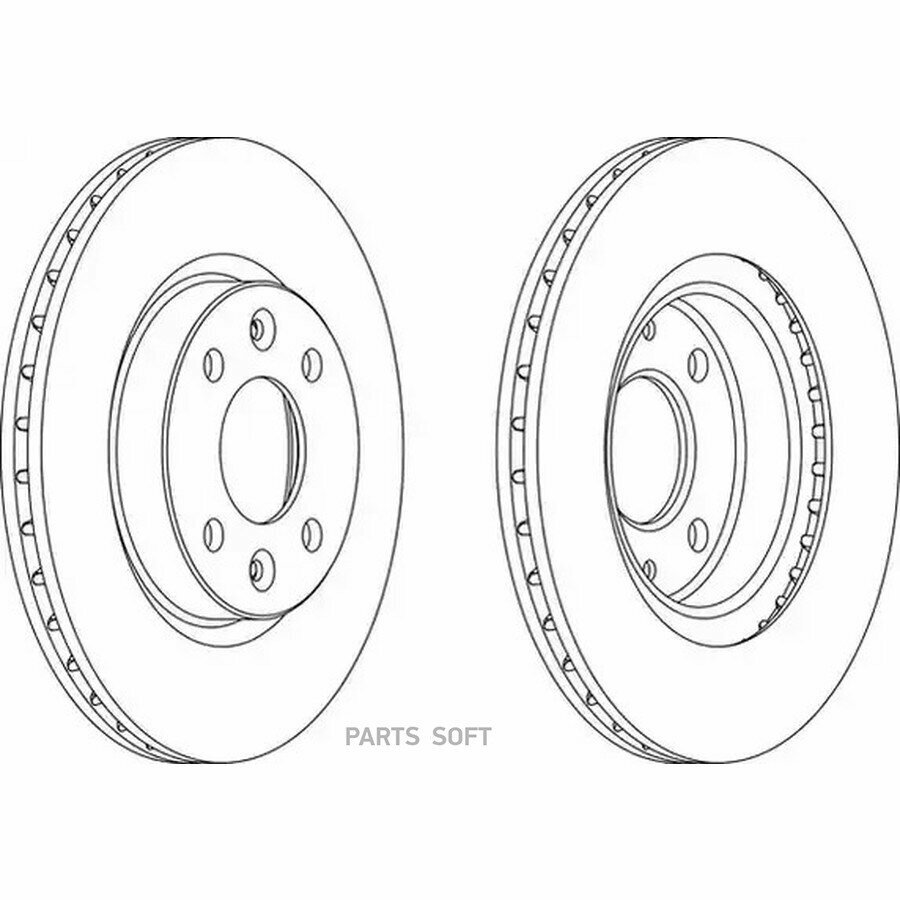 FERODO DDF1096 Диск тормозной