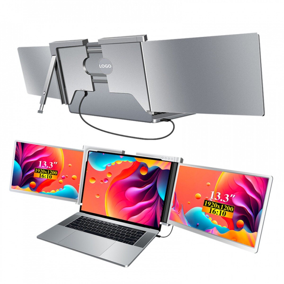 Портативный монитор S350, 13,3 дюйма, IPS, Thunderbolt 3, USB-C, A, Windows, macOS