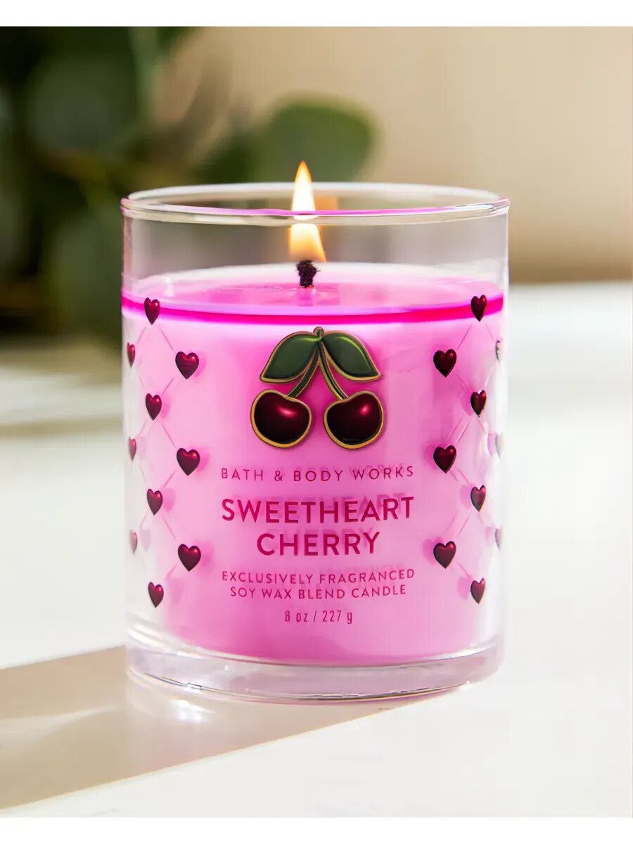 Свеча Bath and Body Works Sweetheart Cherry