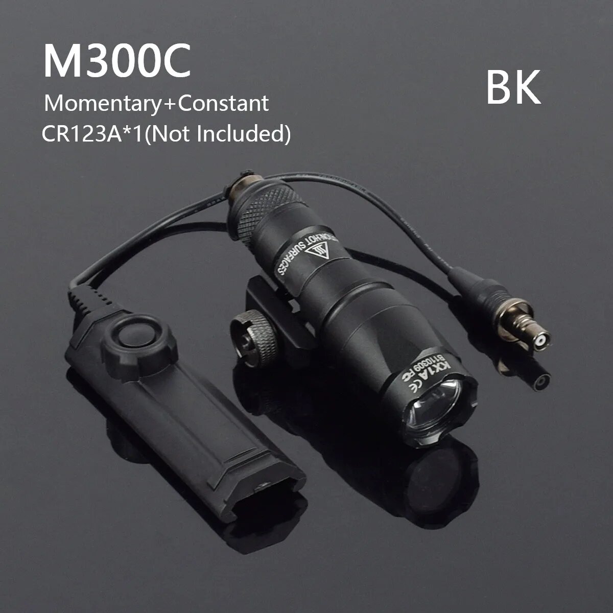 Тактический фонарь SureFire M300C Dual Switch BK