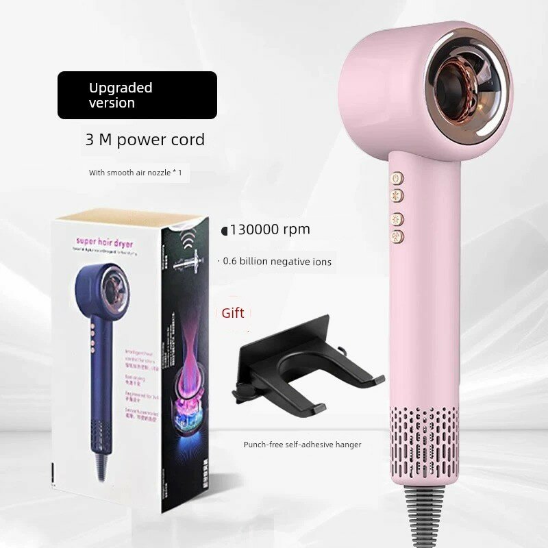 Безлистный фен 110 В, высокоскоростной фен, Китай, Тайвань, Гонконг, бытовой бесшумный уход за волосами, экспорт мелкой