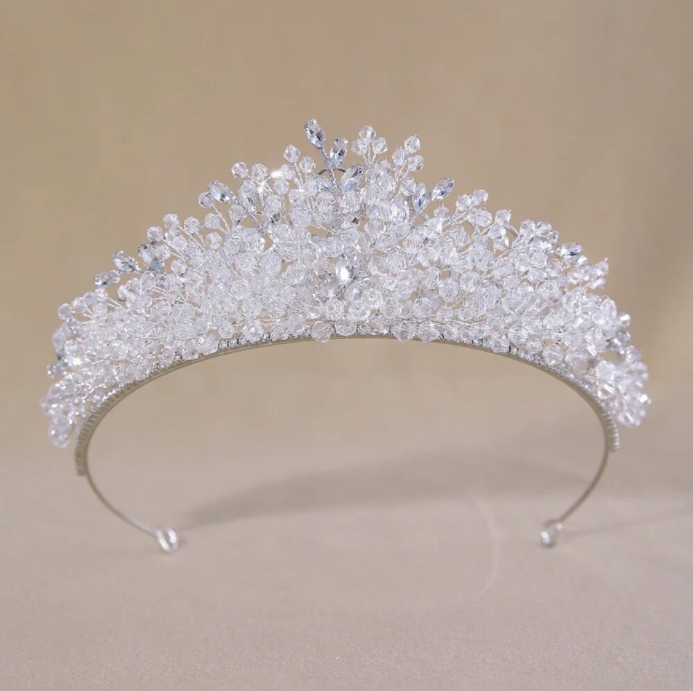 Хрустальная тиара для свадьбы