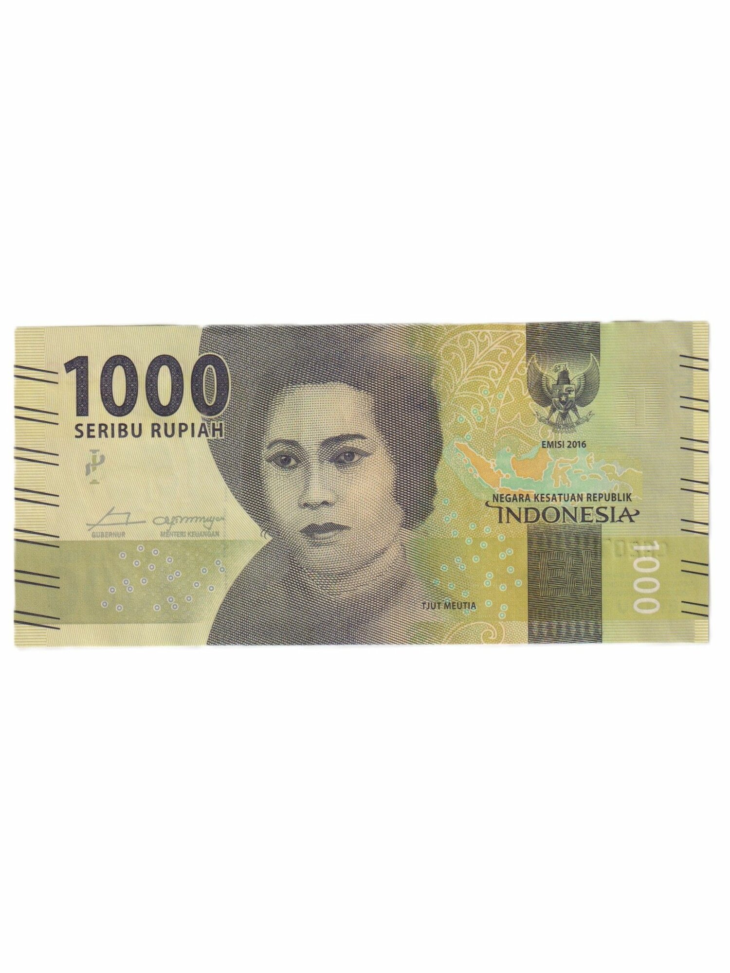 Банкнота Индонезия 1000 рупий 2016 год