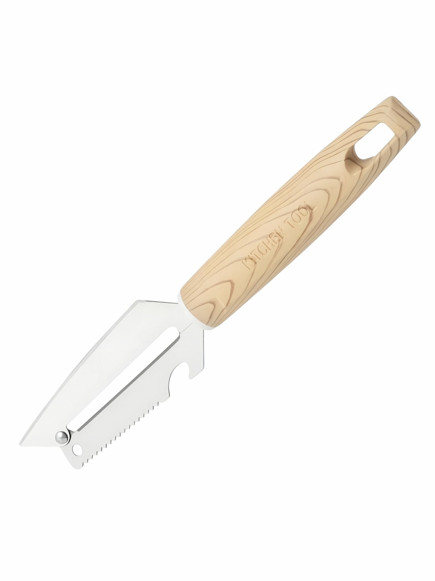 Нож Катунь, Kitchentool, для шинковки капусты, нержавеющая сталь, рукоятка пластик, навеска, AST-002-TF29