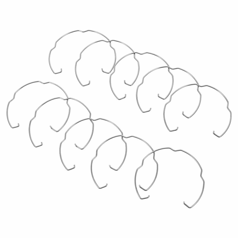 Пружинные крепежные кольца для ламп из марганцевой стали для встроенного освещения, 40 штук