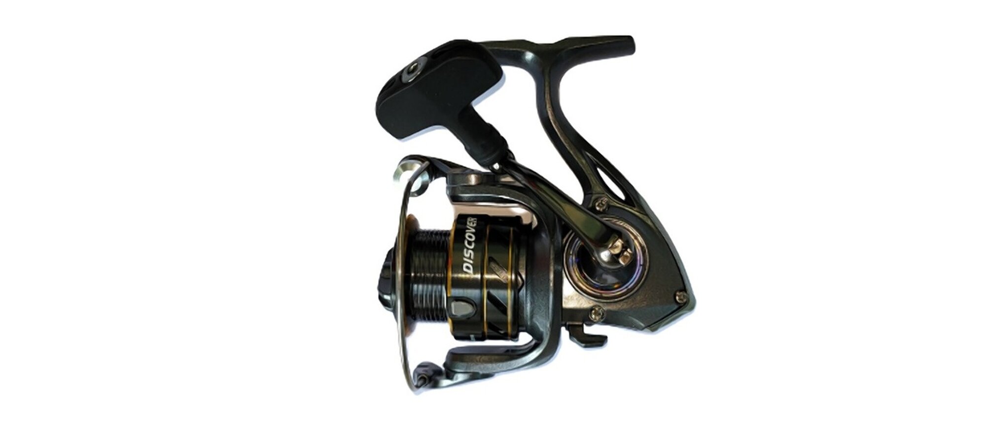 Рыболовная катушка Kaida Discover 1000F, безынерционная, 5+1 подшипников, черная