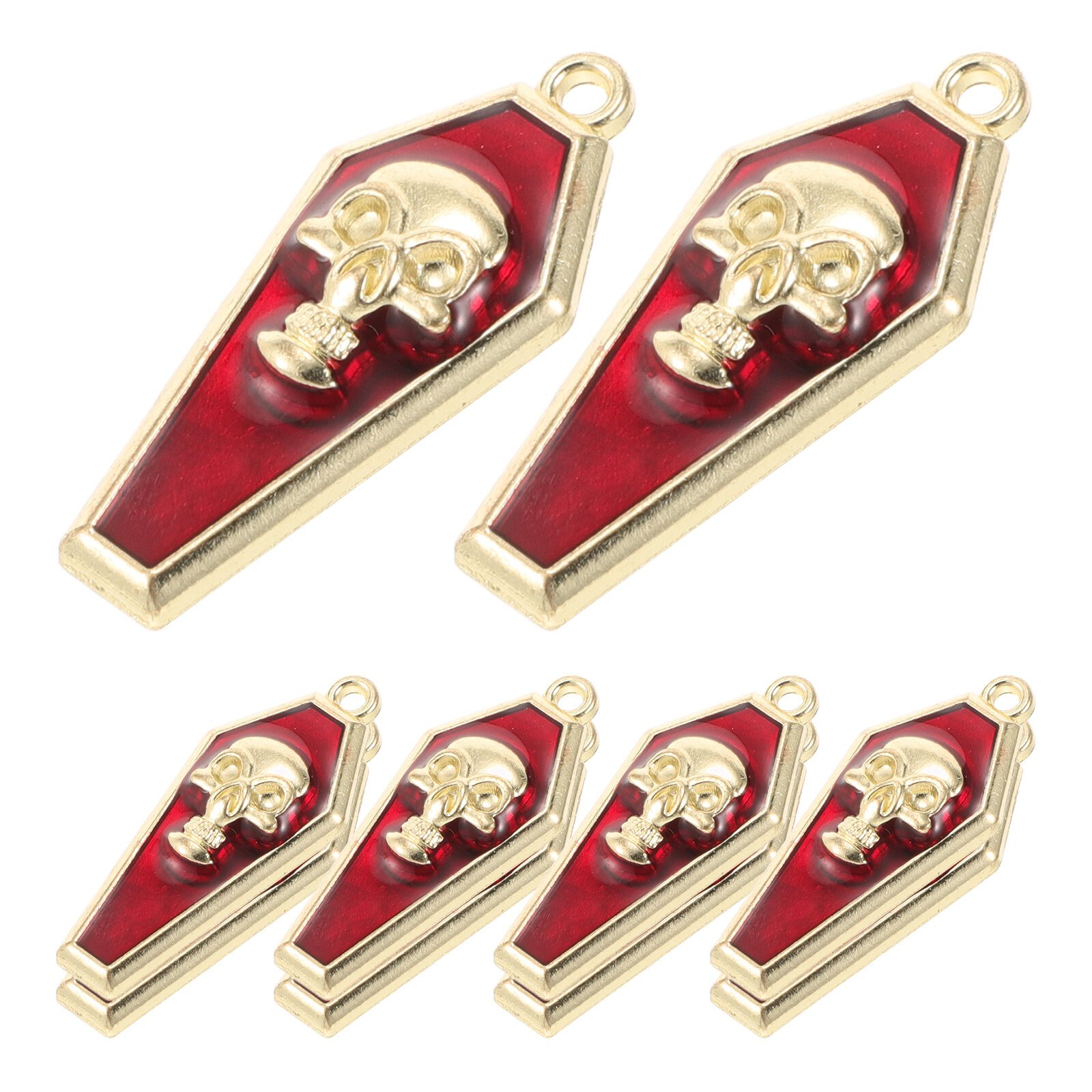 10 Штук Черепных Чармов, Из Металлического Сплава, Для Креативных Проектов