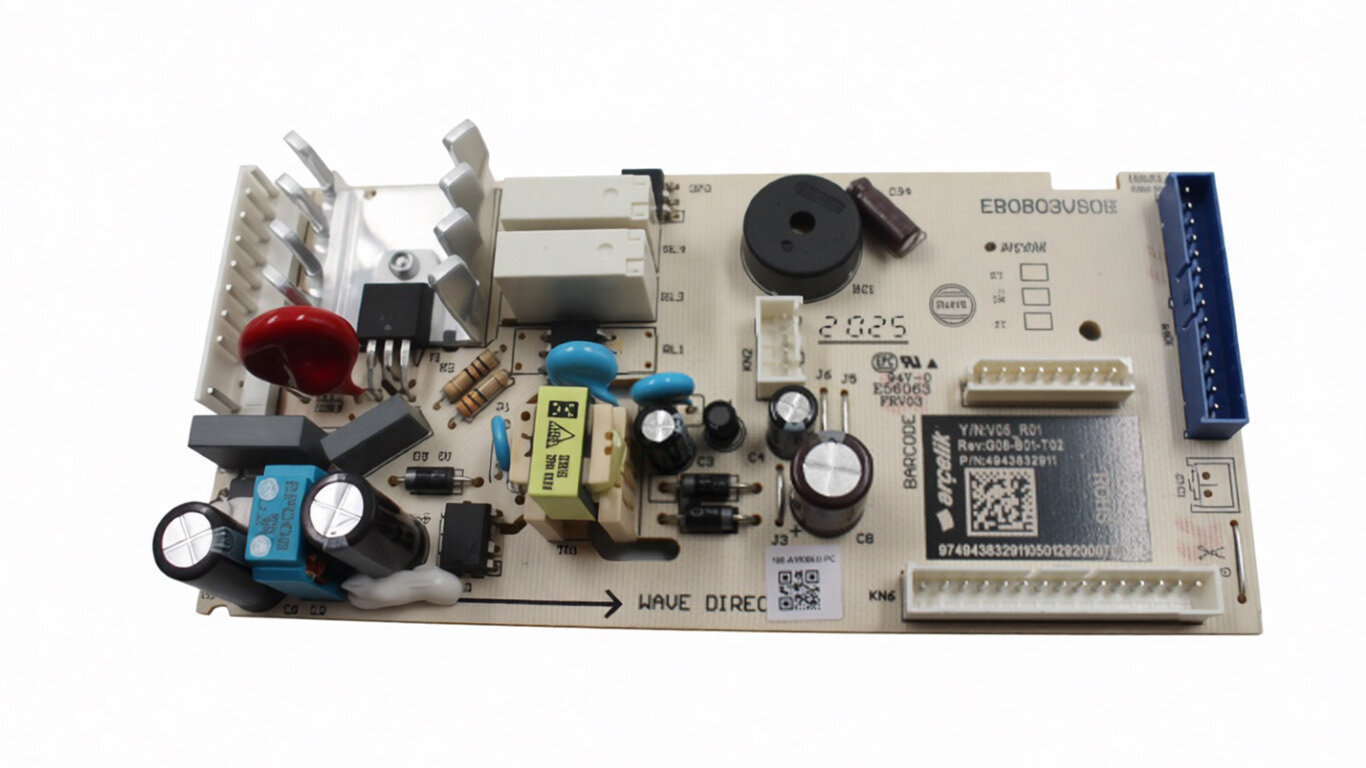 Модуль для холодильника Beko 4943832911 (V05R01, G08-B01-T02, EB0803VS08, E56063, снято с гарантийной техники)