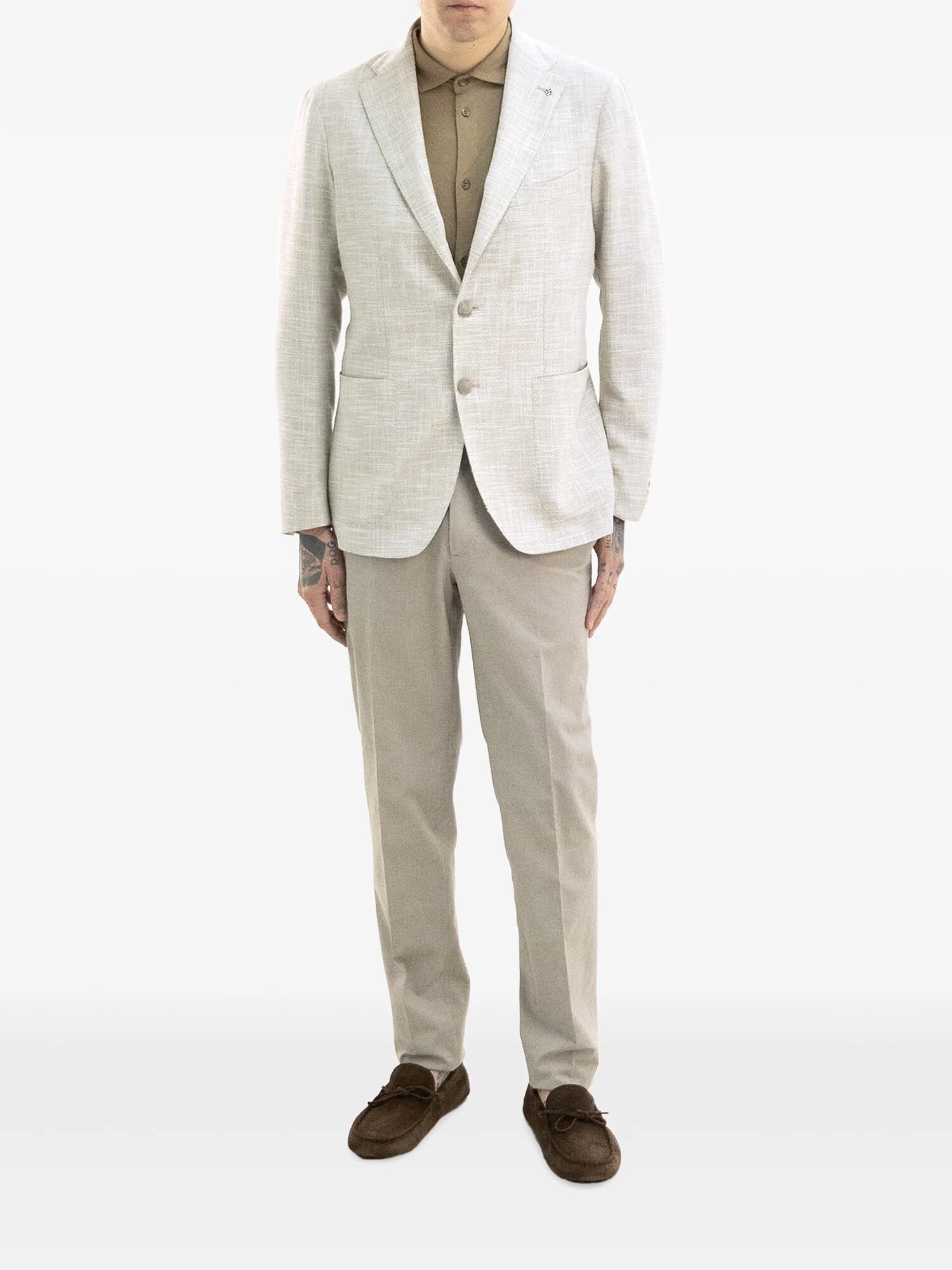 Куртка Tagliatore Notched lapel single-breasted jacket, размер 46, разноцветный — фото 1