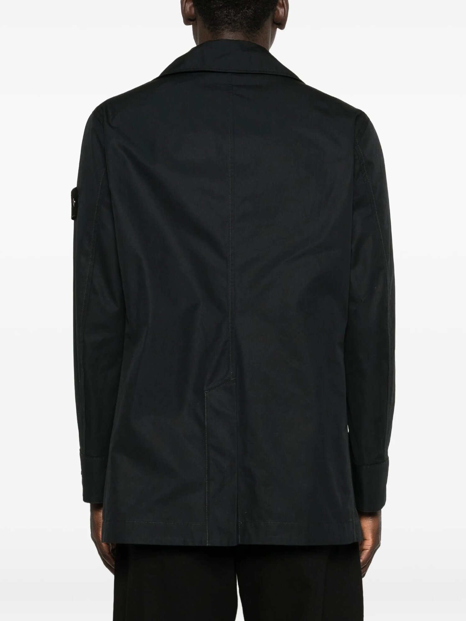Куртка Stone Island Buttoned pocket jacket, размер M, black/black — фото 1