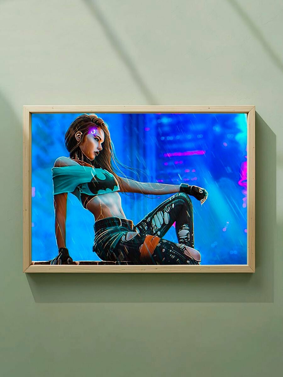Постер, плакат на стену Cyberpunk 2077 Киберпанк (А3)