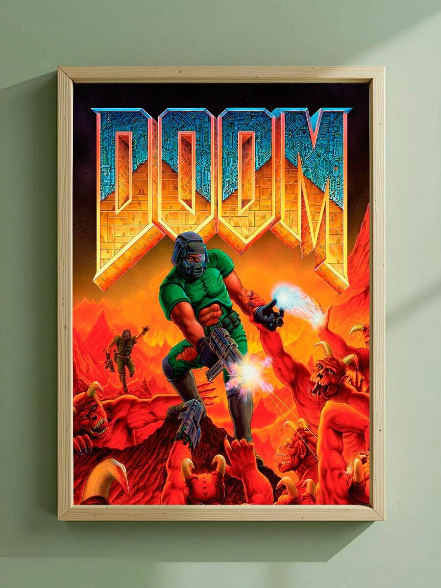 Постер, плакат на стену DOOM (А3)