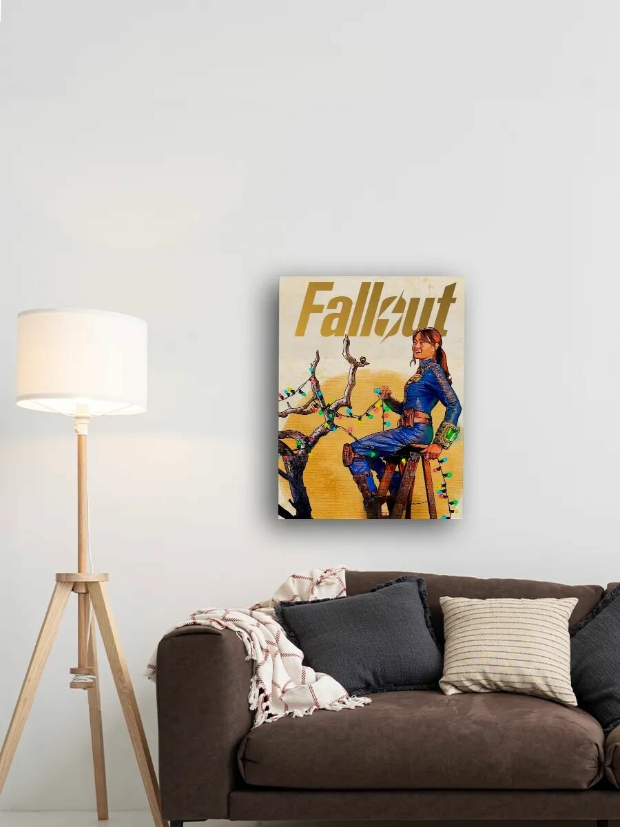 Картина на стену Fallout, на подрамнике, 1шт, 25х17 размер. — фото 1