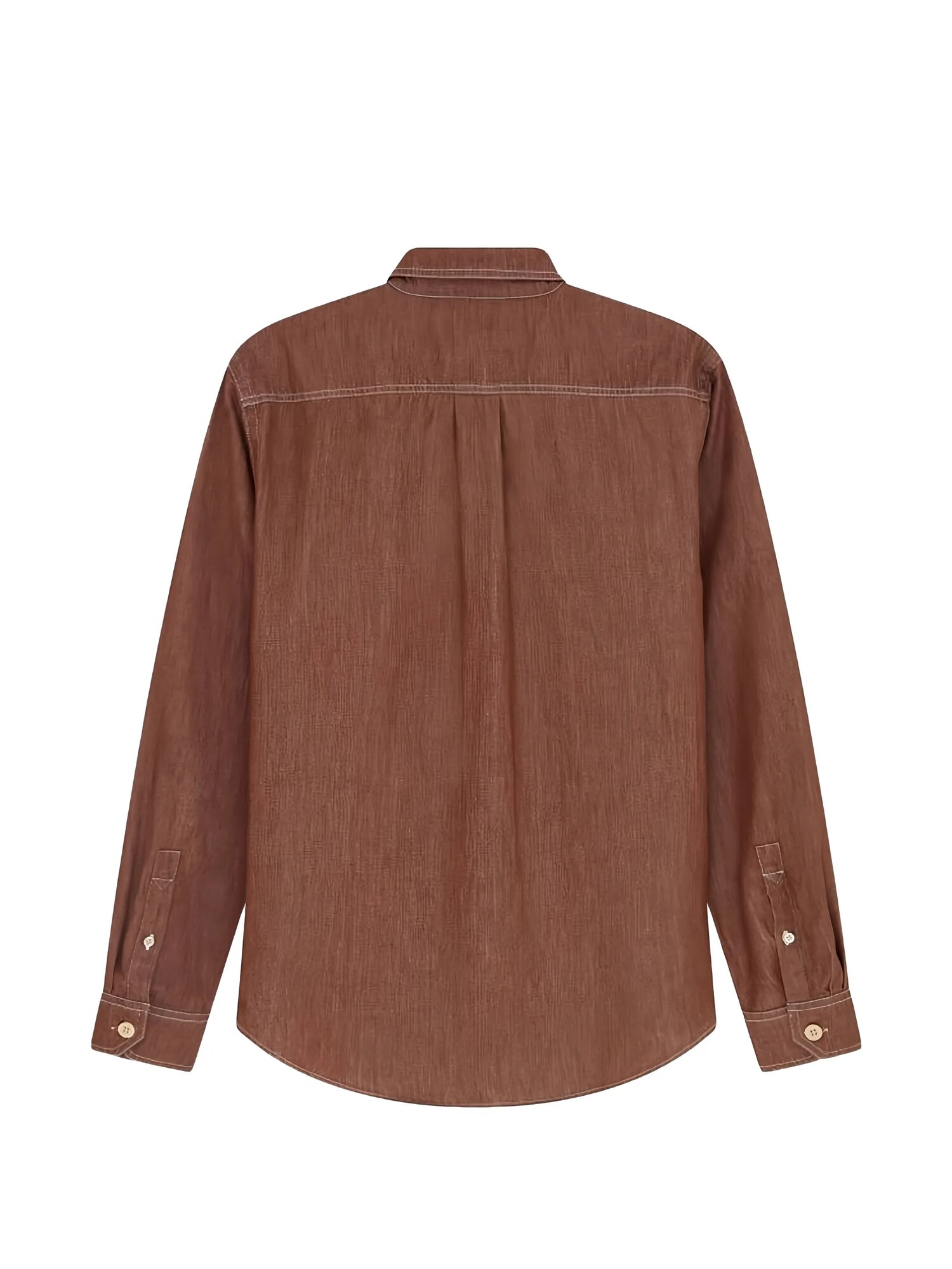 Рубашка Paul Smith Buttoned pocket shirt, размер S, brown — фото 1