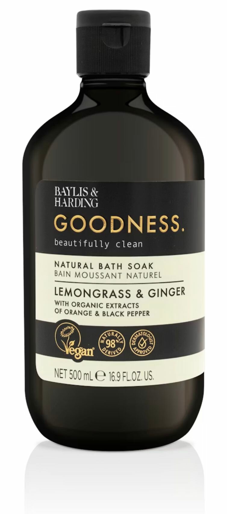 Baylis & Harding - Goodness Lemongrass & Ginger Bath Soak Пена для ванны 500 мл