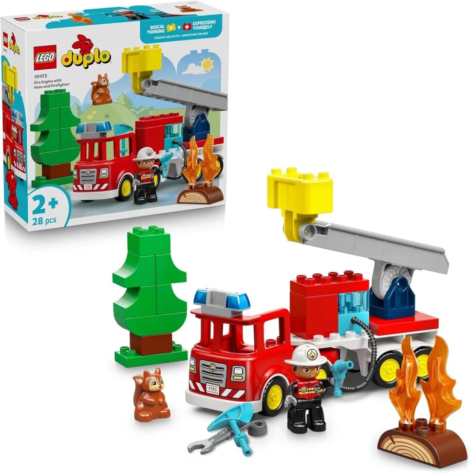 Конструктор LEGO DUPLO 10473 Пожарная машина 28 дет.
