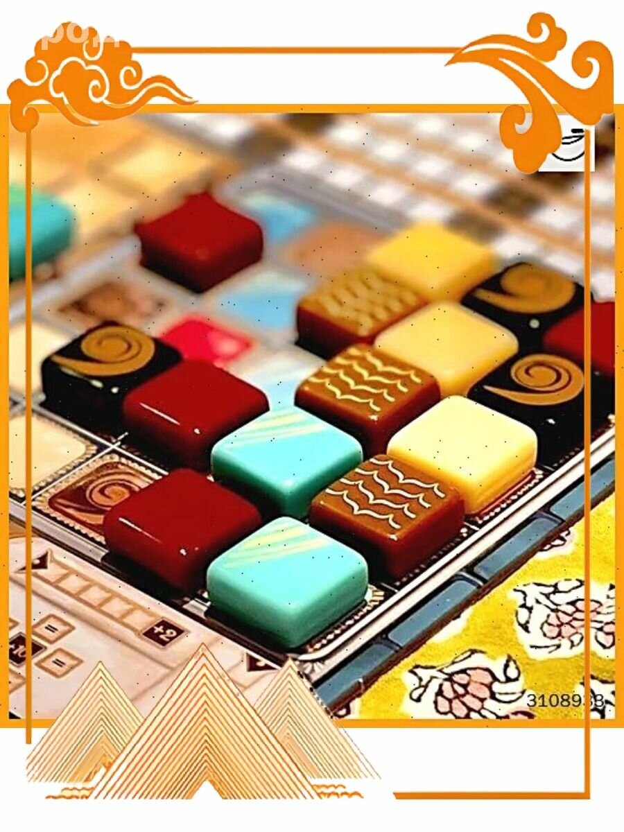 Настольная игра AZUL Master Chocolatier (Азул Шоколатье) для компании, семейная, для двоих, 2022 (8/10*) языконезависимая