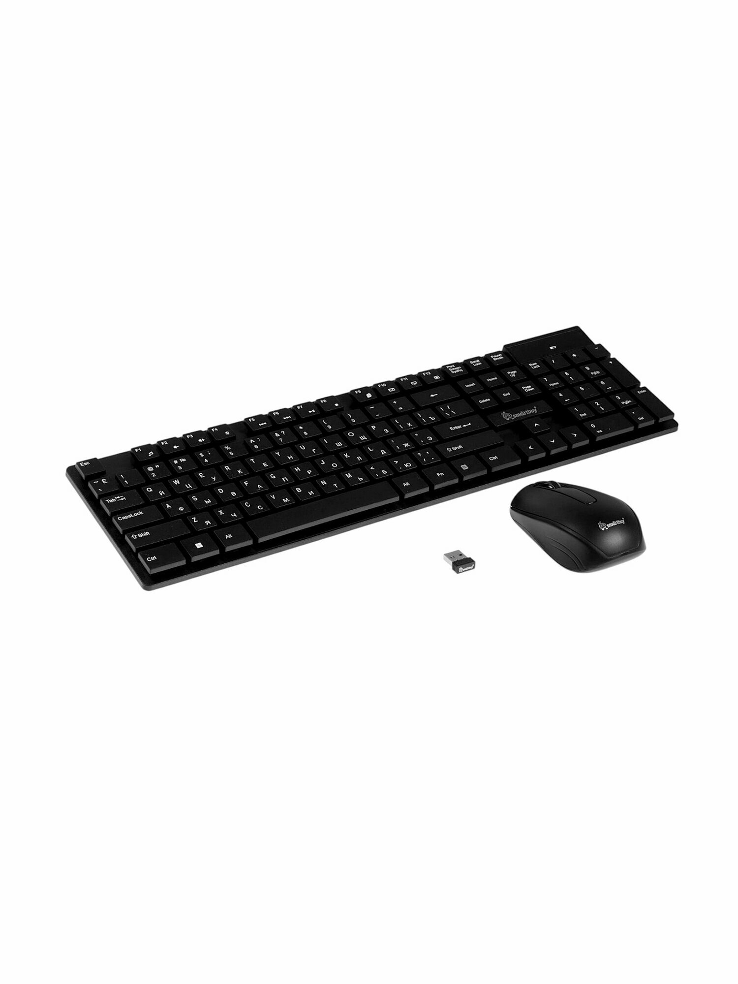 Комплект клавиатура и мышь ONE 400AG, беспроводной, USB, от батареек AA/ААА, чёрный