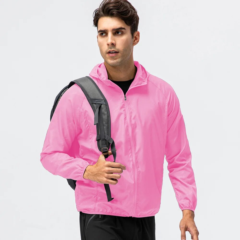 Розовая водонепроницаемая куртка XXXL Unisex-pink