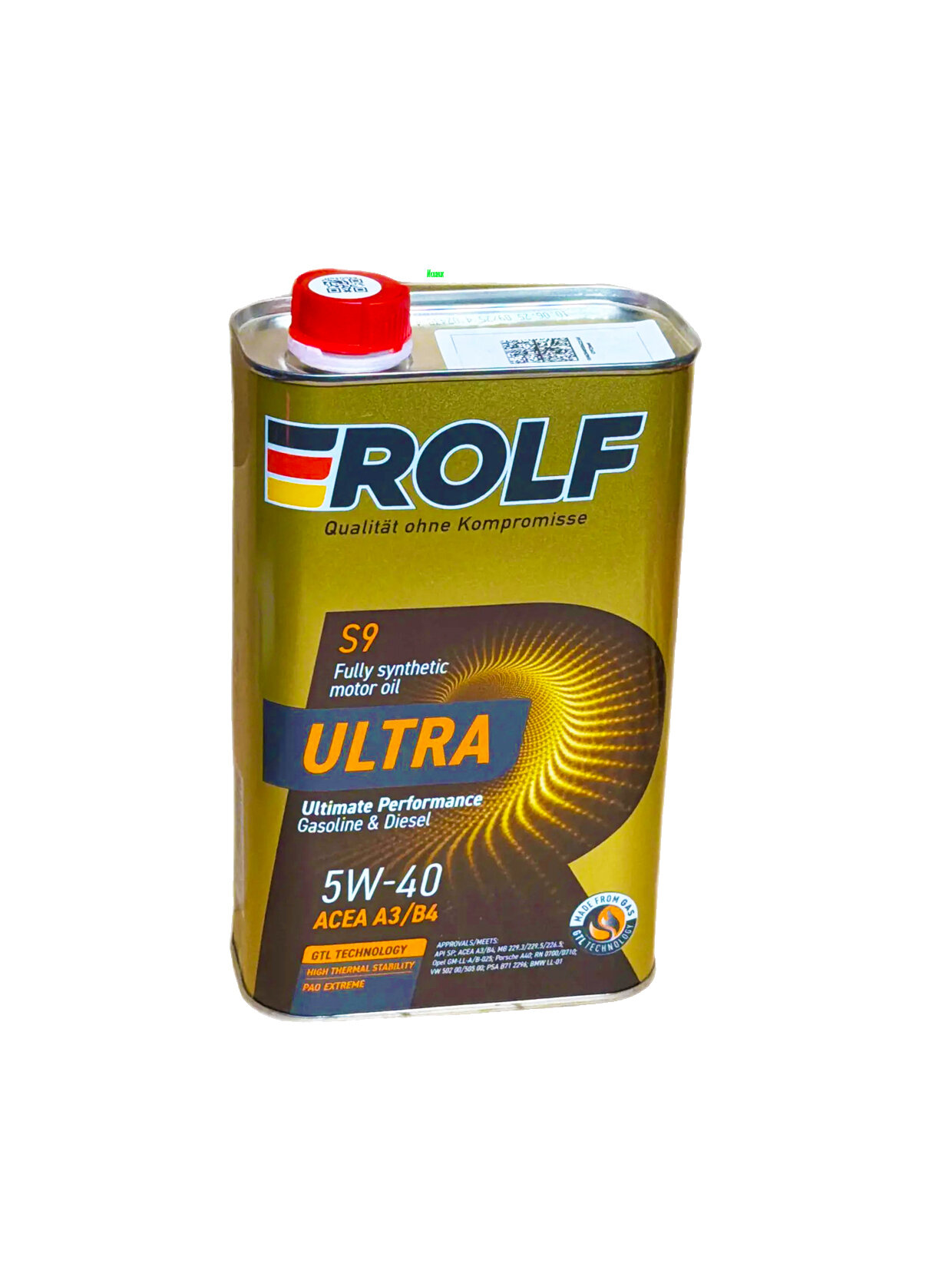 Моторное масло ROLF ULTRA 5W-40, 1л для легковых авто, синтетическое