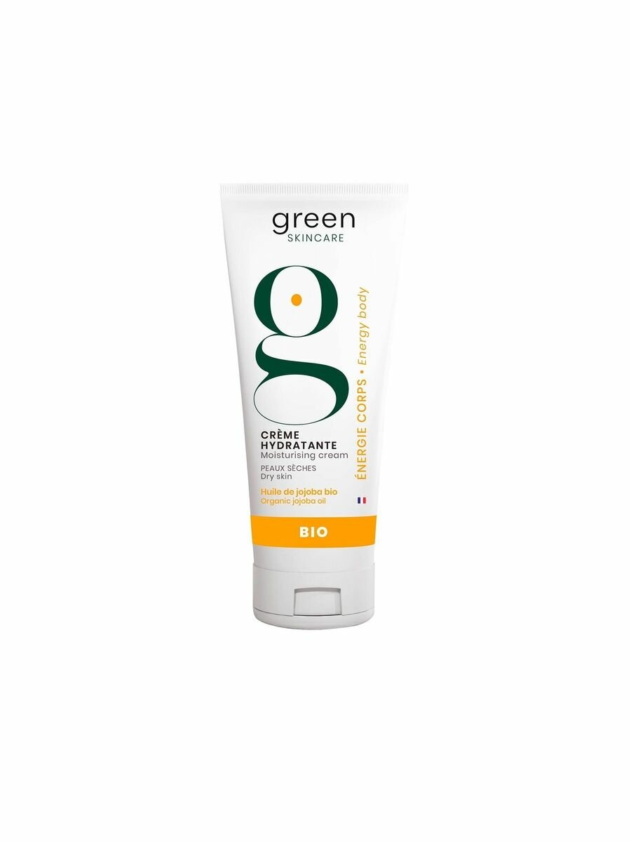 GREEN SKINCARE ENERGY Увлажняющий крем для тела с маслом жожоба 200 мл