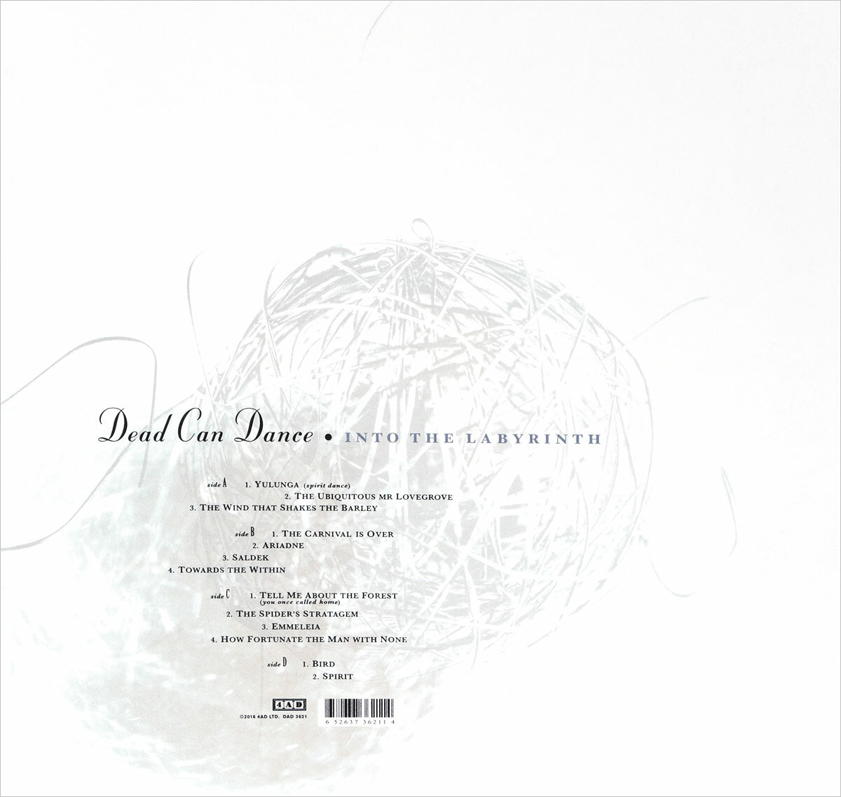 Dead Can Dance. Into The Labyrinth (2LP/винил) — фото 1