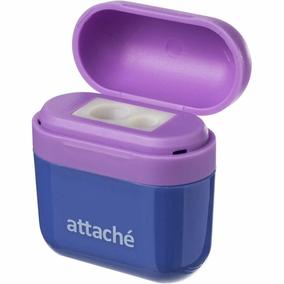 Точилка ручная Attache, 2 отв, с конт, 2036053