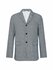 Пиджак COMME des GARCONS Patchwork glen-check blazer, размер 50, grey
