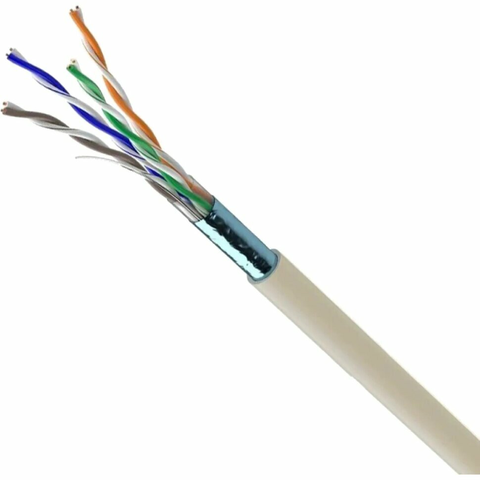 Кабель ExeGate UTP4-C5e-CU-S25-IN -LSZH-GR-305-FLUKE UTP, 2047361