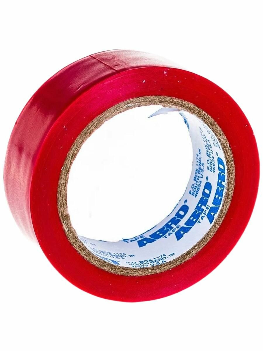 Лента изоляционная красная 19мм*9,1м ET-912-18-10-RED-R