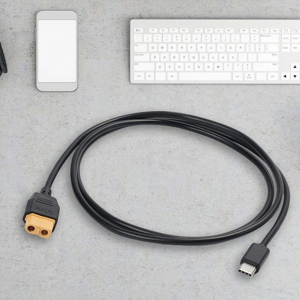 Кабель USB-C — XT60, 100 Вт — фото 1