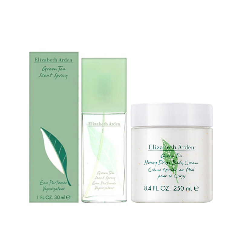 Наборы ухода для тела унисекс Elizabeth Arden Green Tea 2 предмета, Green Tea Perfume 30ml+Body Lotion 250ml (New Old Packaging Random Shipment)