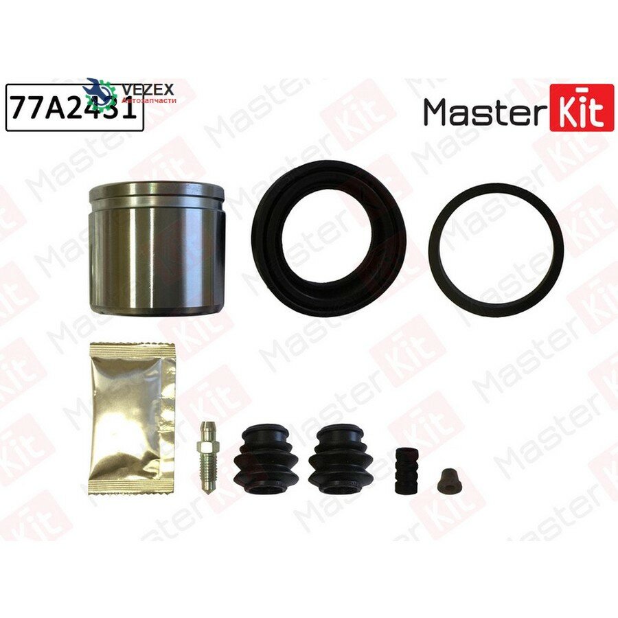 MASTERKIT 77A2431 Ремкомплект тормозного суппорта+поршень KIA RIO II (JB) 03-05- 77A2431