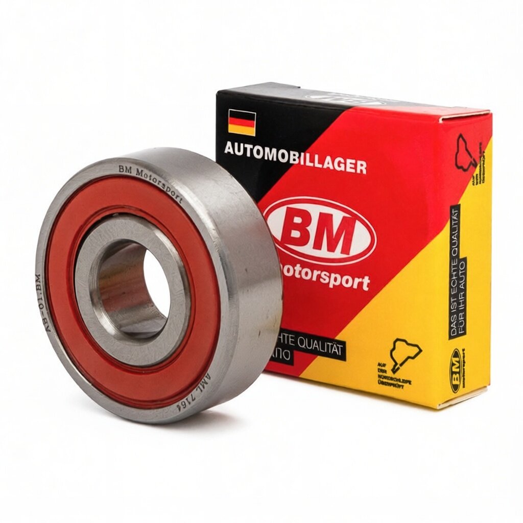 Подшипник генератора передний 15x42x13 AML 7164 ВАЗ 2101-2109 BM-Motorsport арт. AML7164