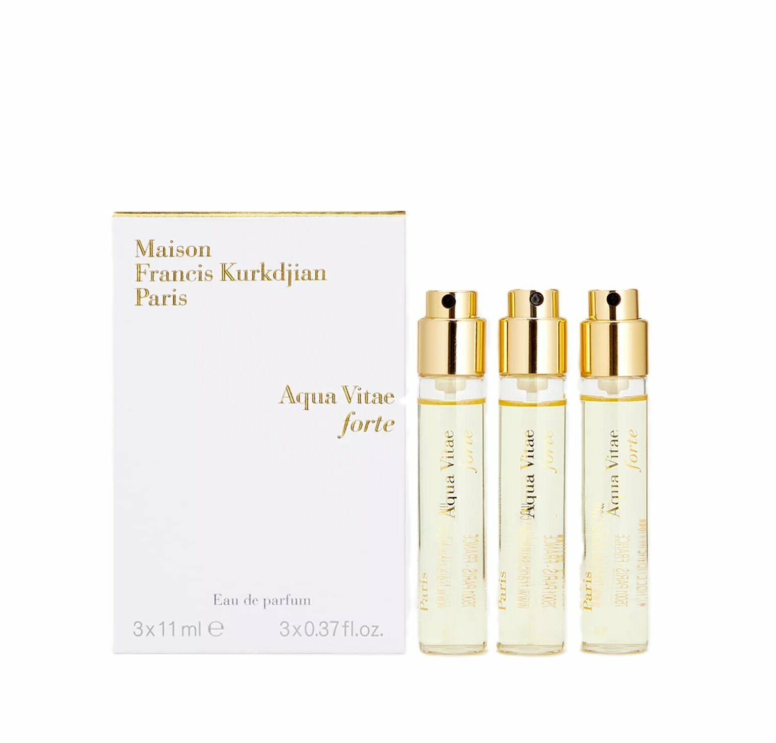 Maison Francis Kurkdjian Aqua Vitae Forte set 3x11 мл парфюмерная вода унисекс, древесные, пряные