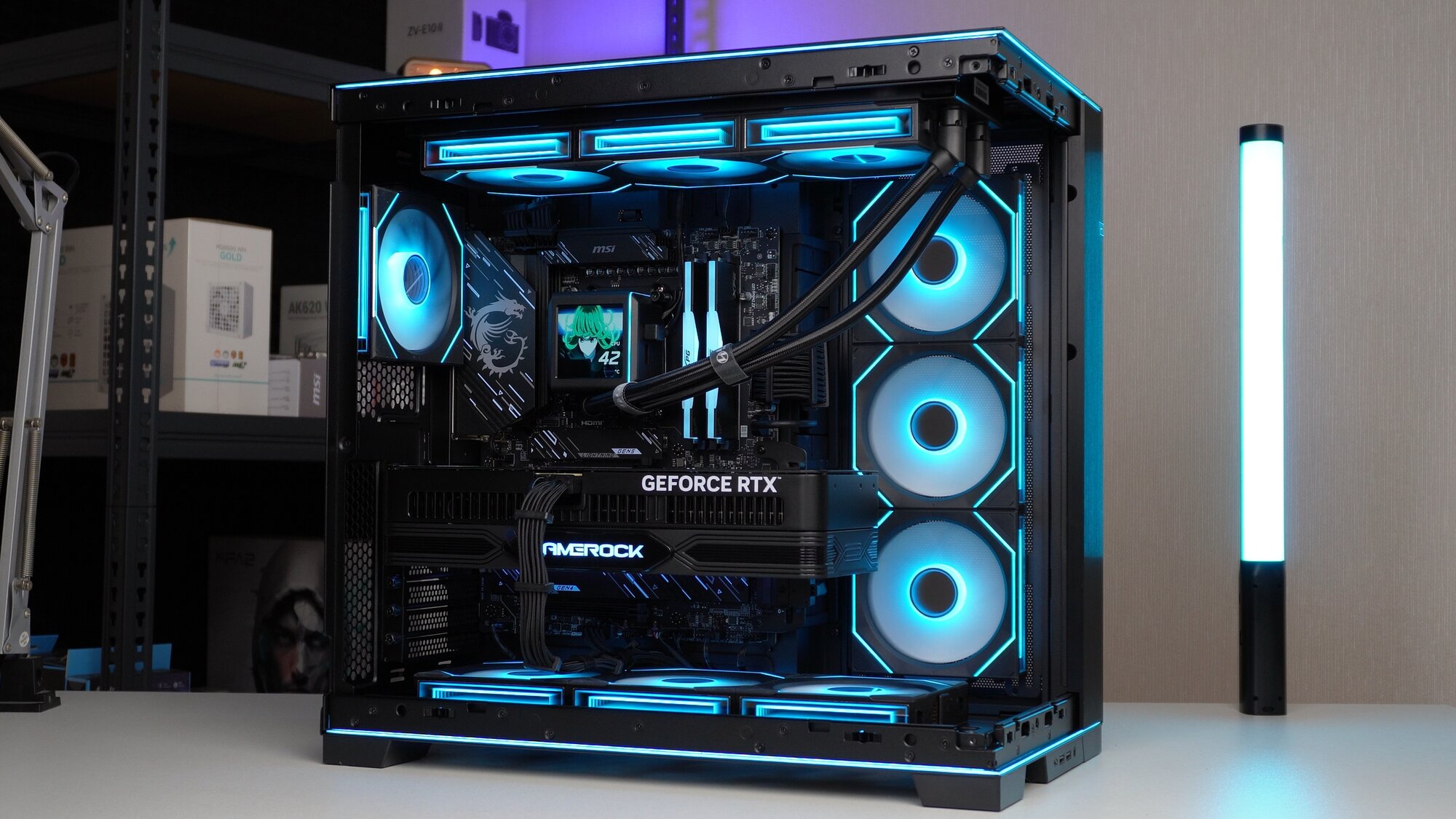 Игровой компьютер MLIK Ryzen7 7800x3d / RTX 5070 / Radeon 9070XT / SSD m2 1TB /DDR5 32GB / 850W / Windows 11 Pro